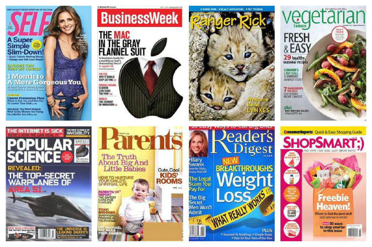 Last Minute Magazine Gift Sale: 50 Titles Starting at $3.99 Per Year ...