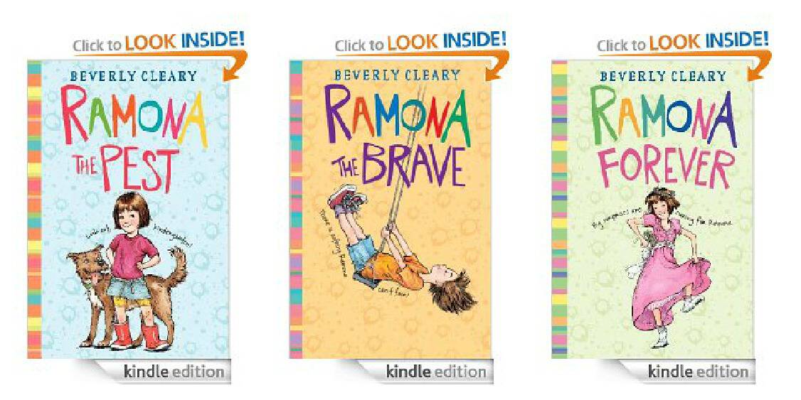 Kindle Daily Deal: 8 Ramona Quimby Books for $1.99 Each! (3/9 Only ...