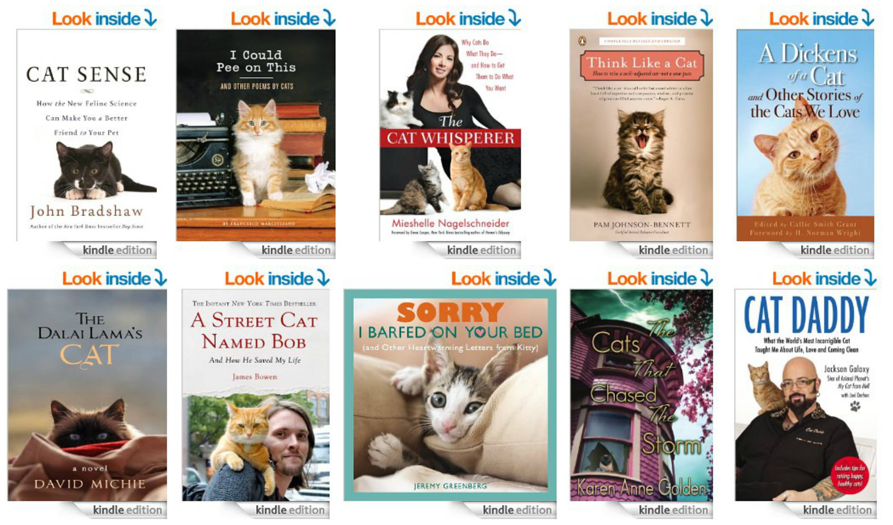 Top 10 Kindle Books for Cat Lovers | See Mom Click