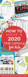 2020 Time Capsule Ideas + Year In Review Free Printable for Kids | See ...